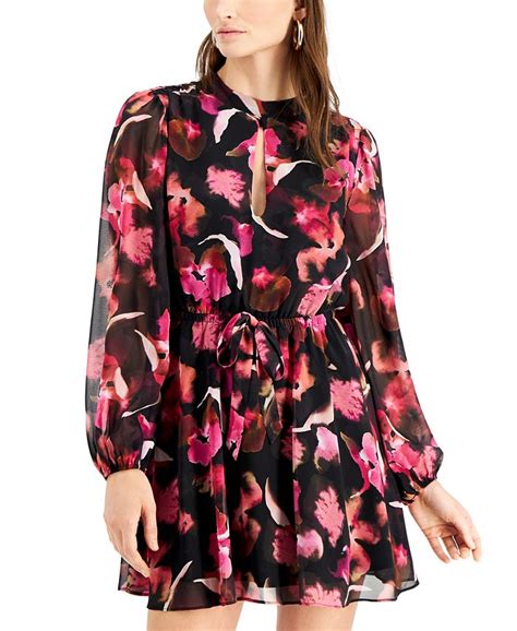 Bar Iii Printed Mini Dress Created For Macys And Reviews Dresses