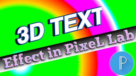 3d Text Effect In Pixellab How To Make 3d Text Pixellab 3d Text