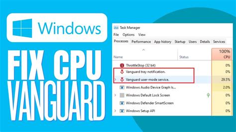 How To Fix Vanguard User Mode Service High Cpu 2023 Simple Youtube