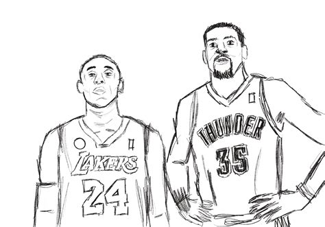 Basketball Coloring Pages Lakers