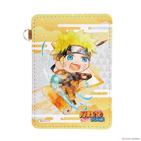 【naruto ナルト 疾風伝】 キャラでるアート レザーパスケース 01 うずまきナルト キャラクターグッズ 商品画像1
