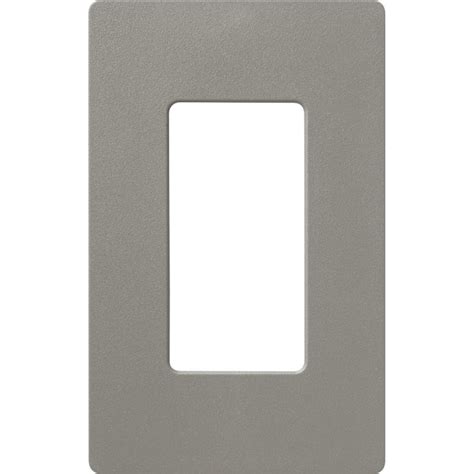 Lutron Claro 1 Gang Standard Size Cobblestone Plastic Indoor Screwless