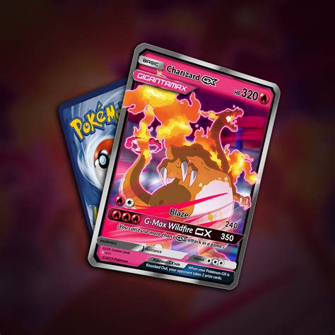 Gigantamax Charizard Gx Custom Cards Etsy