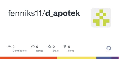 GitHub Fenniks11 D Apotek