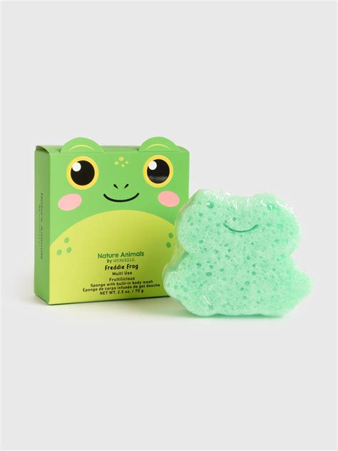 Spongelle Freddie Frog Nature Animals Buffer 1400 Saint Bernard
