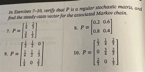 Solved In Exercises Verify That P Is A Regular Chegg
