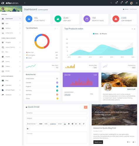 Top Selling Bootstrap Admin Templates For 2018