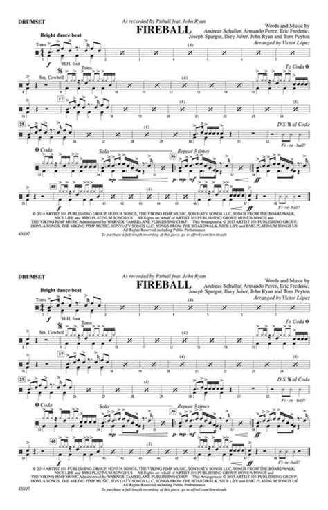 Fireball Drums Marching Band Digital Sheet Music Sheet Music Plus