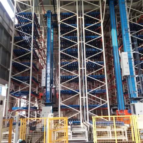 Higher Density Smart Warehouse Robot Asrs Automatic Storage Racking System Asrs With Stacker