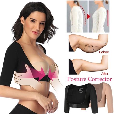 Womens Seamless Upper Arm Body Shaper Compression Tank Top With