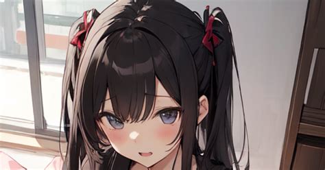 ツインテール 黒髪ツインテール ぽっちょのイラスト Pixiv