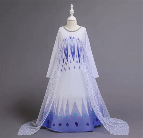 Frozen Princess Elsa Sparkly Costume Dress