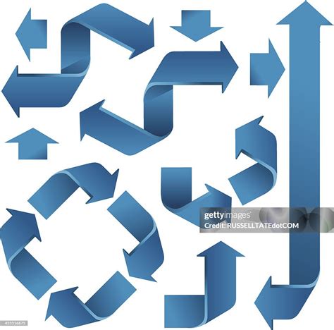 Blue Direction Pointers High Res Vector Graphic Getty Images