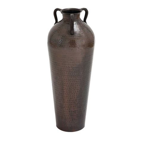 28 Brown Metal Rustic Vase Michaels