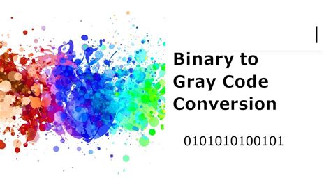 binary to gray code conversion youtube