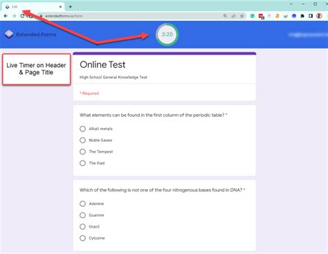 How To Add A Timer On Google Forms