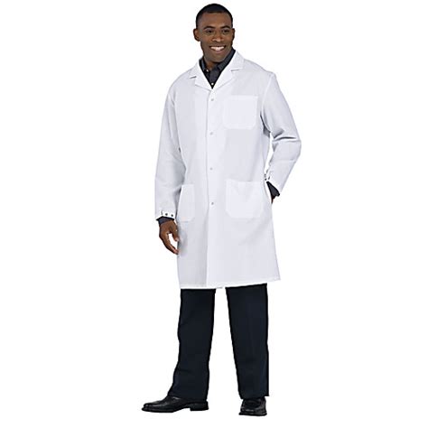 Unisex White Microstat Esd Lab Coat
