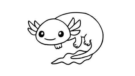 How To Draw An Axolotl Step By Step Hand Of Art