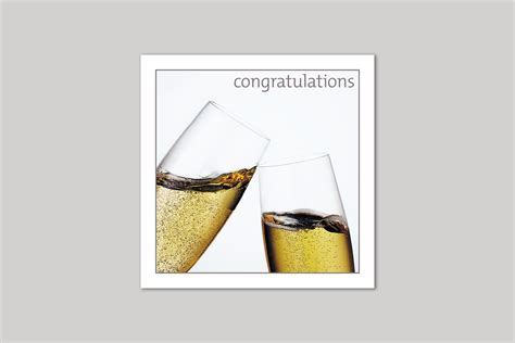 Champagne Congratulations Greeting Card Icon
