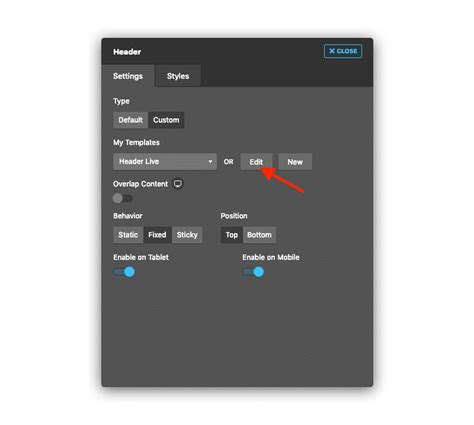 Now You Are Able To Create Edit Custom Header And Footer Right From Inside Customizer Artbees