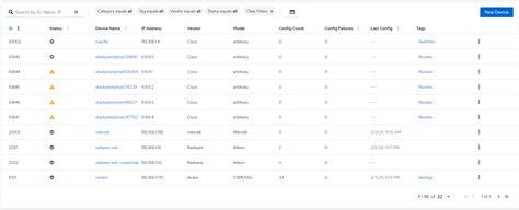 RConfig Devices Documentation