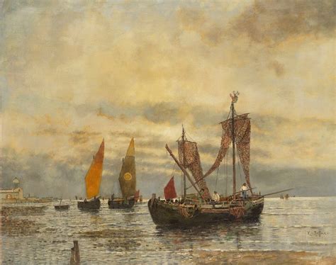 Venezianische Bragozzi Artvee