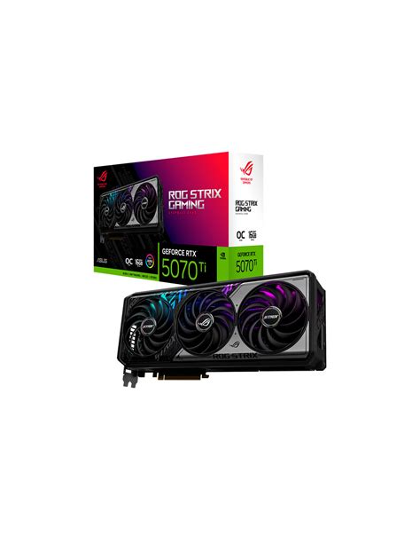 Asus ROG Strix GeForce RTX 5070 Ti 16GB GDDR7 OC Edition - Tarjeta Gráfica