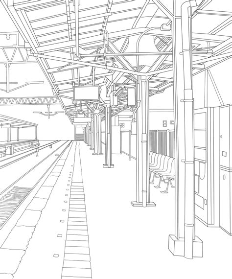 線画 線画 Raymon Tのイラスト Pixiv【2024】 背景 イラスト イラスト 風景 イラスト