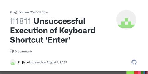 Unsuccessful Execution Of Keyboard Shortcut Enter · Issue 1811