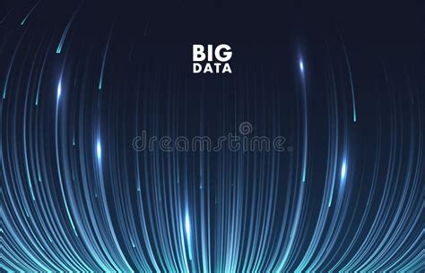Big Data Flow Representation Stock Vector Illustration Of Abstract Stream 276108703
