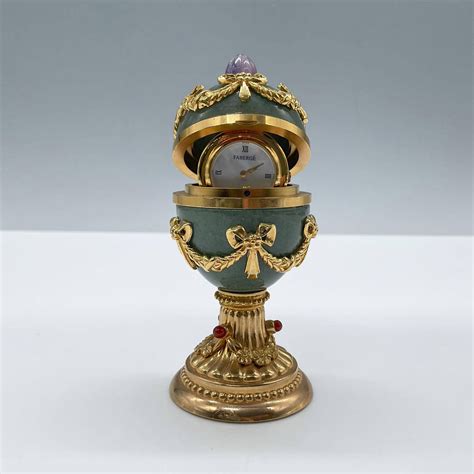 Imperial Faberge Egg Clock Small Auction