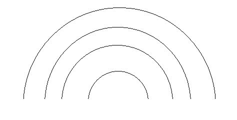 Css How To Draw A Half Circle Border Outline Only