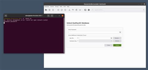 Bash Start KeePassXC On Unprotected PC Without Password On Boot Ask Ubuntu