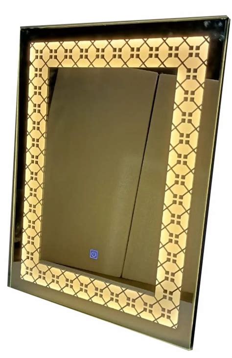 Stainless Steel Rectangular Led Touch Sensor Mirror Home At ₹ 1650