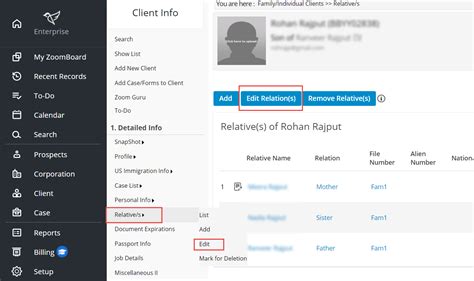 Editupdate Relation For Relatives Mitratech Success Center