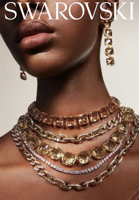 Necklaces And Pendants By Swarovski Creative Jewelry Photography