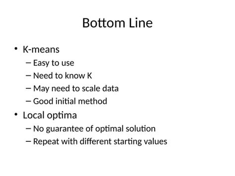 K Means Clustering For Classification Problem Pptx