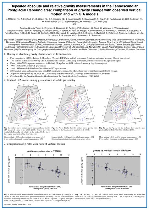 Pdf Repeated Terrestrial Gravity Measurements In The Fennoscandian