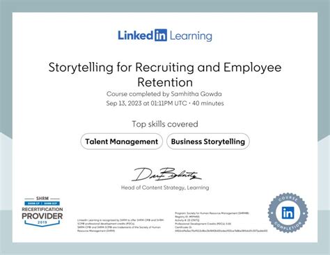 Samhitha Gowda On Linkedin Certificate Of Completion