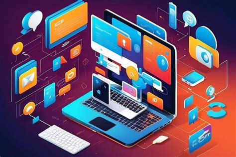 Premium Ai Image Brand Communication Concept Illustration