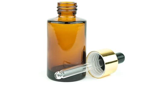 Nature Packaged Glass Serum Amber 1oz Dropper Bottle