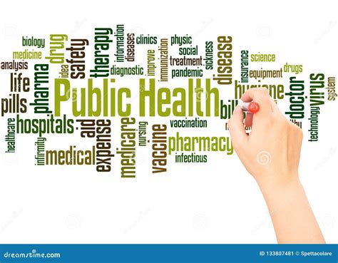Public Health Word Cloud Hand Writing Concept Stock Image Image Of Life Medicine 133807481