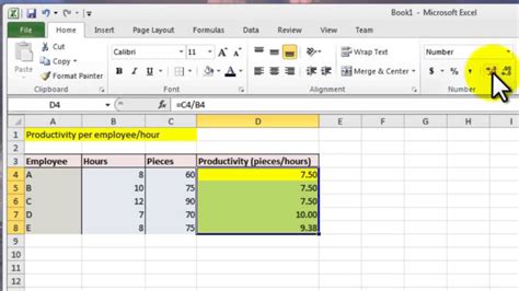 Excel Spreadsheet Tutorial Pertaining To How To Calculate On Excel
