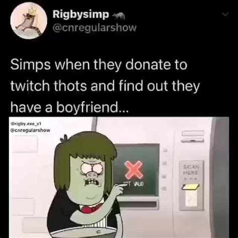 Rigbysimp Simps When They Donate To Twitch Thots And Find Out They Have