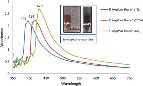 Uv Vis Spectrum Graph Of Synthesised Agnps Using E Lonolia Branch
