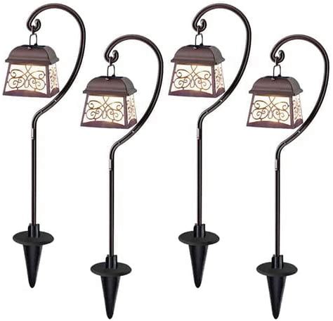 Maggift 4 Pack 22 Inch Hanging Solar Lights Multipurpose With 4