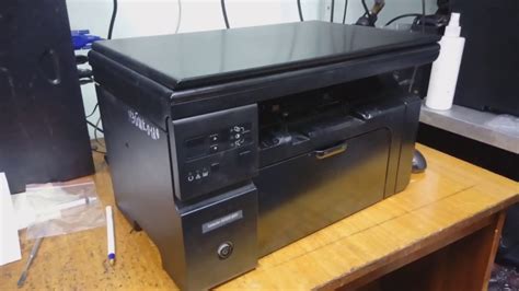 HP LJ M1132 MFP не копирует и выдает ошибку при сканирование - YouTube