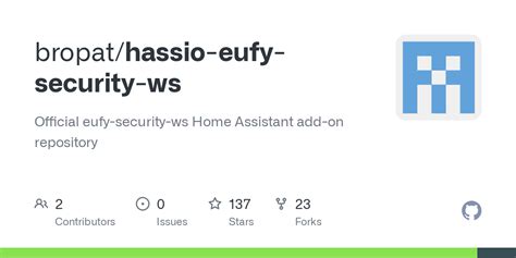 Hassio Eufy Security Ws README Md At Master Bropat Hassio Eufy