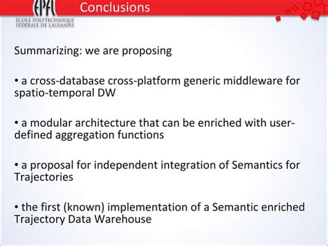 St Toolkit A Framework For Trajectory Data Warehousing Ppt