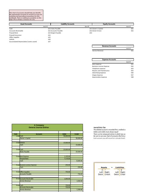 Acc 201 Company Accounting Workbook Project Pdf